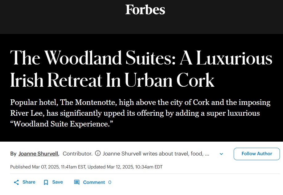 Luxurious Irish Retreat In Cork by Forbes | The Montenotte